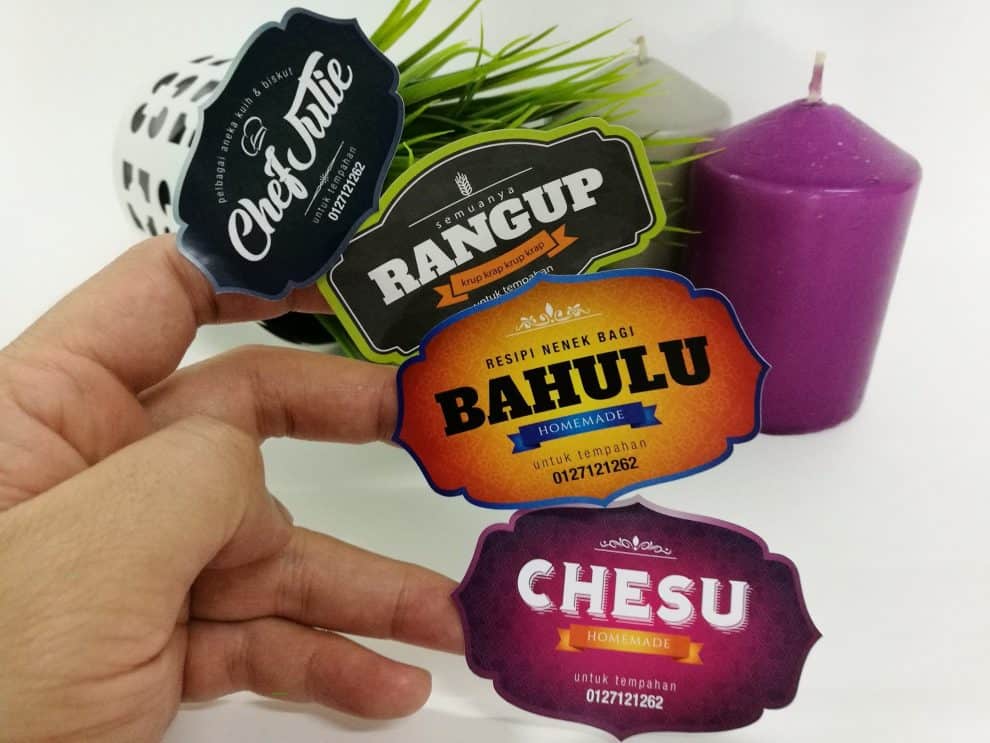 Sticker Produk Makanan | ZEEPRINT | Pos & Self-Collect